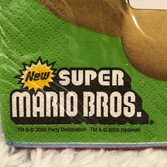 Nintendo | Party Supplies | 2 Pack Of Nintendo Super Mario Bros ...